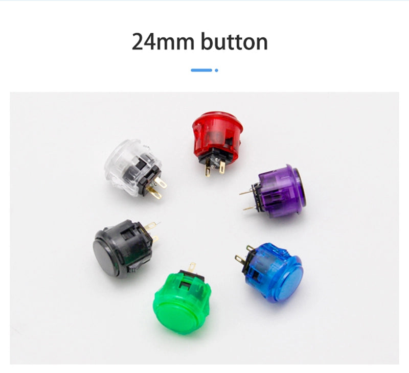 Gravity KS 24mm Silent Mechanical Buttons – Arcade Parts UK